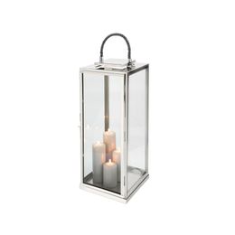 Fink Laterne "Sevilla" in Silber - H. 78 cm - B. 30 cm | Gr.: onesize