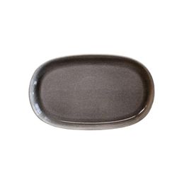 Chic Antique Servierplatte CALAIS Grau Oval 30x18 cm | Gr.: onesize