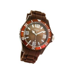 Analog-Armbanduhr Oozoo Timepieces braun gro&szlig; (ca. 43mm) | Gr.: onesize