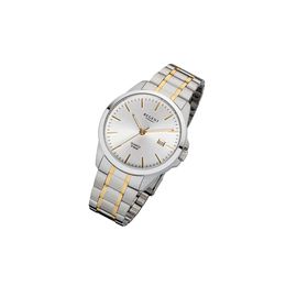 Regent Uhren Analog-Armbanduhr Regent Metallarmband silber, gold mittel (ca. 39mm) | Gr.: onesize