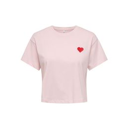 Only T-Shirt 1er Pack in Rosa | Gr.: L