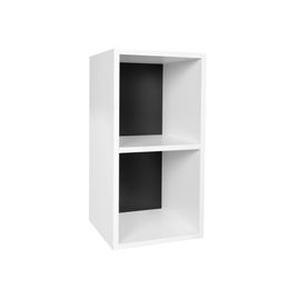 FineBuy B&uuml;cherregal in Schwarz / Spanplatte / 30x30x60 | Gr.: onesize