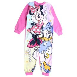 Disney Minnie Mouse Overall Fleece Schlafanzug Minnie Mouse in Pink | Gr.: 110