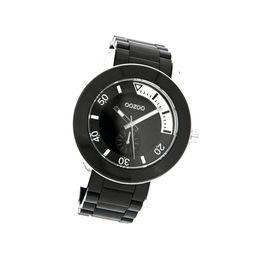 Analog-Armbanduhr Oozoo Timepieces schwarz gro&szlig; (ca. 45mm) | Gr.: onesize