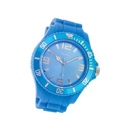Analog-Armbanduhr Oozoo Timepieces blau extra gro&szlig; (ca. 48mm) | Gr.: onesize