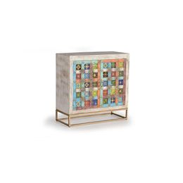 Giner y Colomer Sideboard aus Mangoholz in White | Gr.: onesize