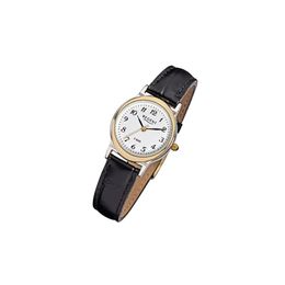 Regent Uhren Analog-Armbanduhr Regent Lederarmband schwarz klein (ca. 27mm) | Gr.: onesize