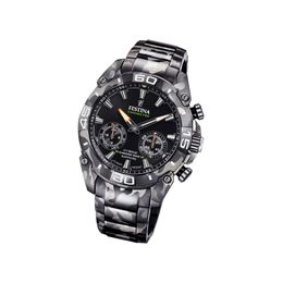 Analog-Armbanduhr Festina Connected grau, schwarz extra gro&szlig; (ca. 46mm) | Gr.: onesize