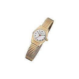 Regent Uhren Analog-Armbanduhr Regent Zugarmband gold klein (ca. 22mm) | Gr.: onesize