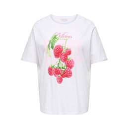 Only Carmakoma T-shirt in Bright White | Gr.: S