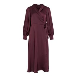 Vila Kleid mit V-Ausschnitt in Fig | Gr.: 38