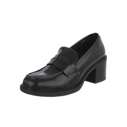 Ital-Design High Heel in Braun und Schwarz | Gr.: 39