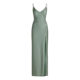 Vera Mont Abendkleid mit Seitenschlitzen in Mint/Silver | Gr.: 38