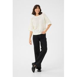 Kaffe Strickpullover KAnika Loose fit in Chalk | Gr.: M