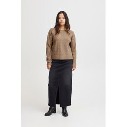 Ichi Strickpullover IHLIYANNA Regular fit in Fungi | Gr.: L