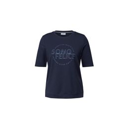 Cecil T-Shirt in urban navy blue | Gr.: XL