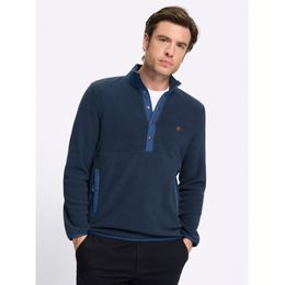 WITT WEIDEN Fleece-Shirt in dunkelblau | Gr.: 44-46