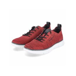 Bugatti Schn&uuml;rhalbschuh in red | Gr.: 43