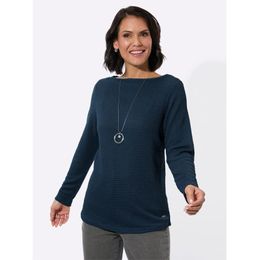 WITT WEIDEN Langarm-Shirt in dunkelblau | Gr.: 40