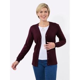 WITT WEIDEN Strickjacke in burgund | Gr.: 52