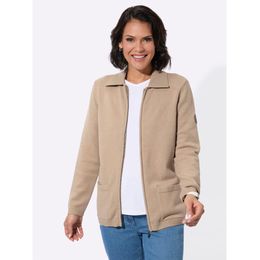 WITT WEIDEN Strickjacke in beige | Gr.: 40