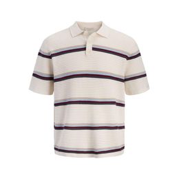 Jack & Jones JACK & JONES Junior Gestricktes Polo in Sea Salt | Gr.: 176