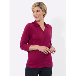 WITT WEIDEN Poloshirt in malve | Gr.: 44