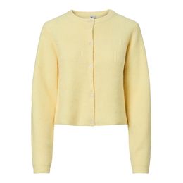 Pieces Strickjacke in Pale Banana | Gr.: L