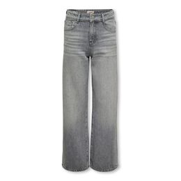 KIDS Only Jeans mit weitem Bein in Medium Grey Denim | Gr.: 140