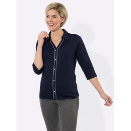 WITT WEIDEN Poloshirt in marine | Gr.: 40
