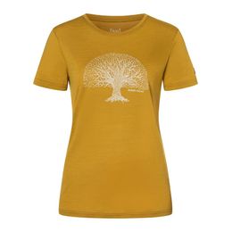 super.natural Merino T-Shirt W TREE OF KNOWLEDGE TEE in braun | Gr.: L