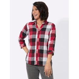 WITT WEIDEN Karo-Bluse in rot-schwarz-kariert | Gr.: 36