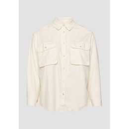 QS Bluse in 0300_wollwei&szlig; | Gr.: 44