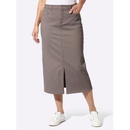 WITT WEIDEN Jeans-Rock in taupe | Gr.: 20