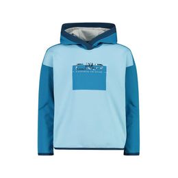 Campagnolo GIRLS SWEAT FIX HOOD STRIPES STRETCH PERFORMANCE in Hellblau | Gr.: 164