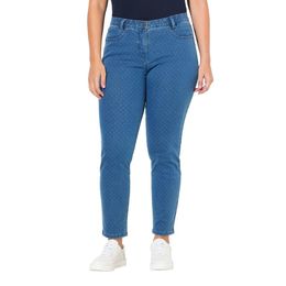 Ulla Popken Jeans in blue denim | Gr.: 44 - Normalgr&ouml;&szlig;e