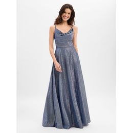 Marie Lund Abendkleid in indigo silber - 0001 | Gr.: 32