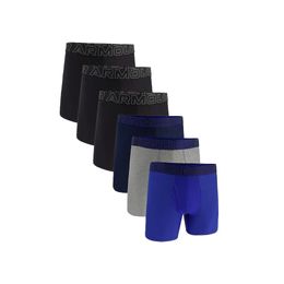 Under Armour Boxershort 6er Pack in Schwarz/Blau/Grau | Gr.: 5XL