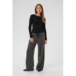 Kaffe T-shirt KAhilda Slim fit in Black Deep | Gr.: L