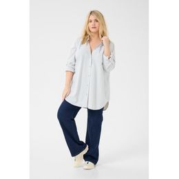 Kaffe curve Tunika KCnana Loose fit in Nantucket breeze/White stripe | Gr.: 46