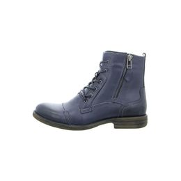 2GO FASHION Schn&uuml;rstiefeletten in Blau | Gr.: 41