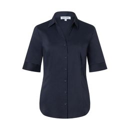 More & More More & More klassische, taillierte Basic-Bluse in marine | Gr.: 44
