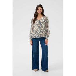 Cream Langarm-Bluse CRBea Regular fit in Cafe Paisley Print | Gr.: 36