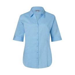 More & More More & More klassische, taillierte Basic-Bluse in skyblue | Gr.: 44