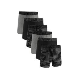 Under Armour Boxershort 6er Pack in Schwarz/Grau | Gr.: XXL