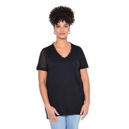 MIAMODA Shirt in schwarz | Gr.: 42