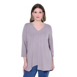 MIAMODA Shirt in mittelgrau | Gr.: 50