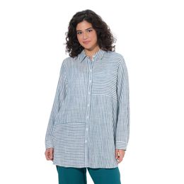 Ulla Popken Bluse in petrol | Gr.: 58-60