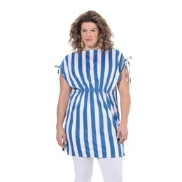 Ulla Popken Longshirt in denimblau | Gr.: 50-52