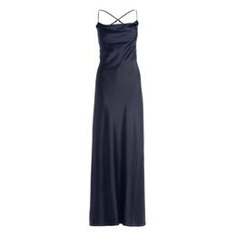 Vera Mont Abendkleid mit Wasserfallausschnitt in Night Sky | Gr.: 44